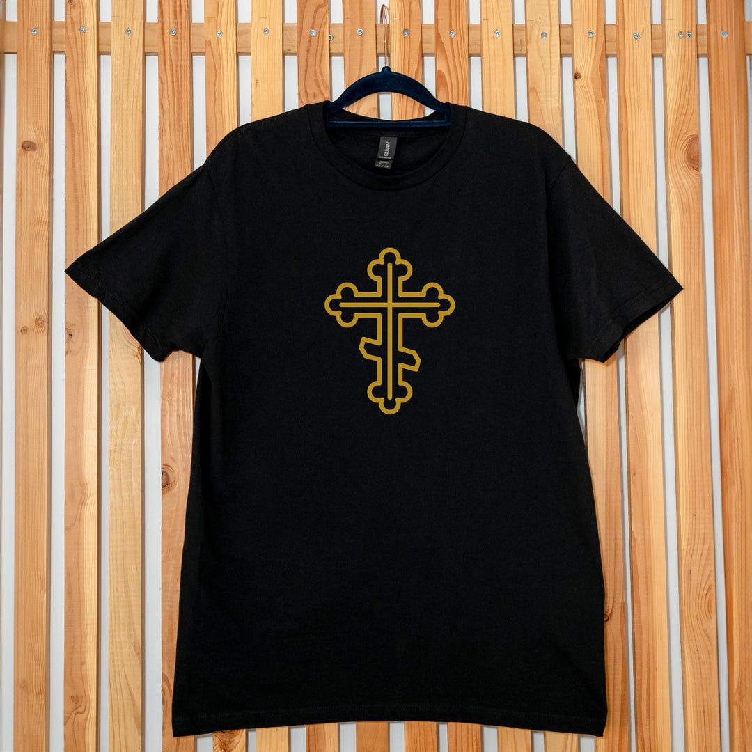 Orthodox Christian Cross T-shirt, Jesus Christ Cross Shirt, Orthodox ...