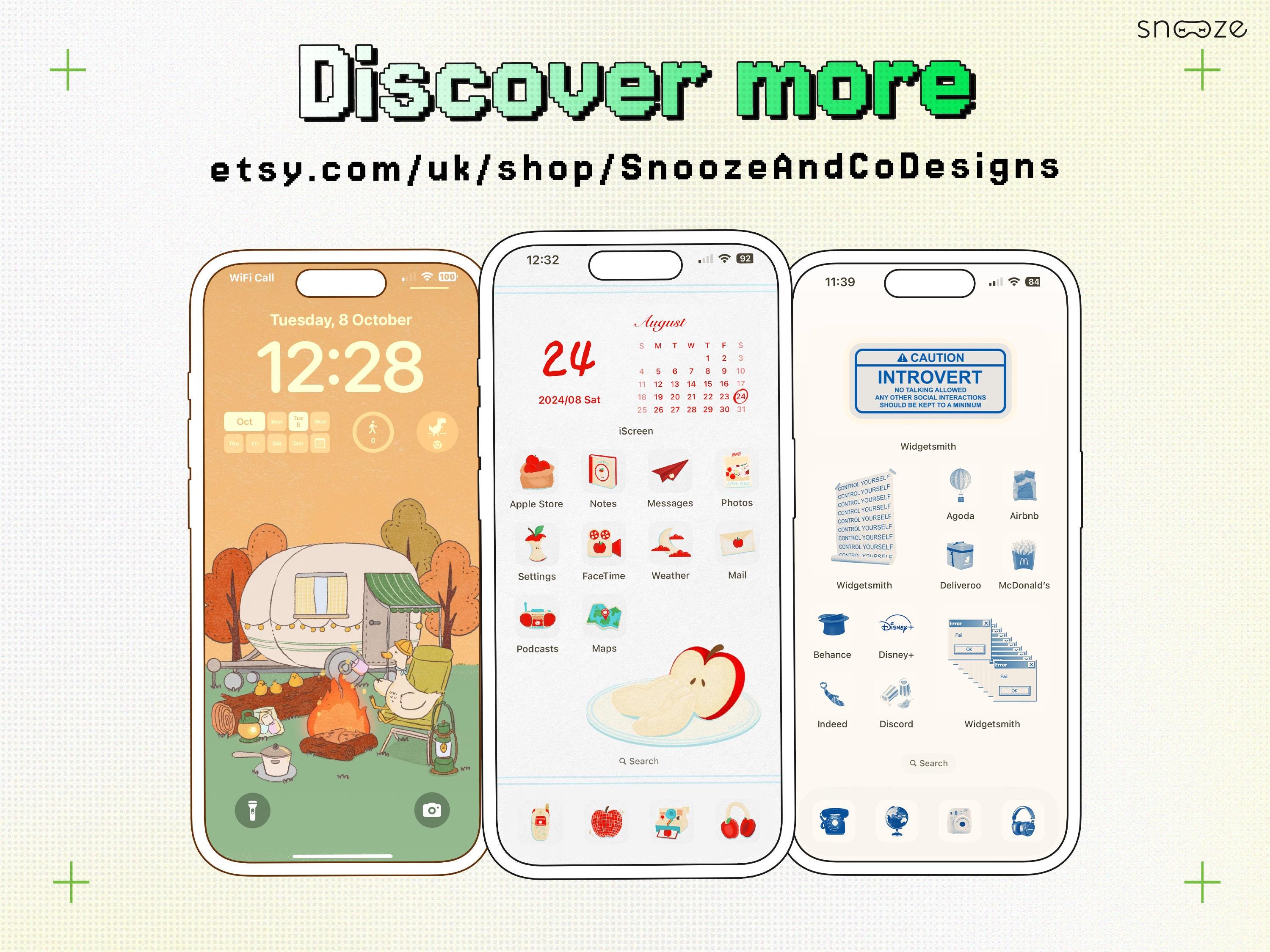 90s Nostalgia App Icon Pack: Ios & Android, Live Wallpapers (digital ...