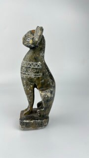 ANCIENT Egyptian ANTIQUE STATUE of Figurine Egypt Cat Goddess Bast ...