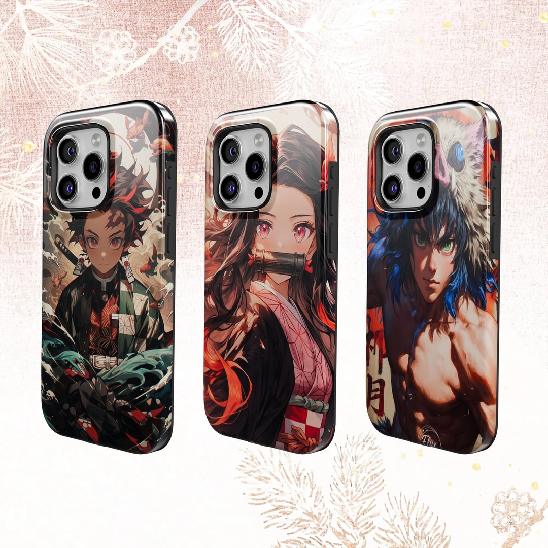 Demon Slayer Characters Tanjiro Nezuko Phone Case Cover for iPhone ...