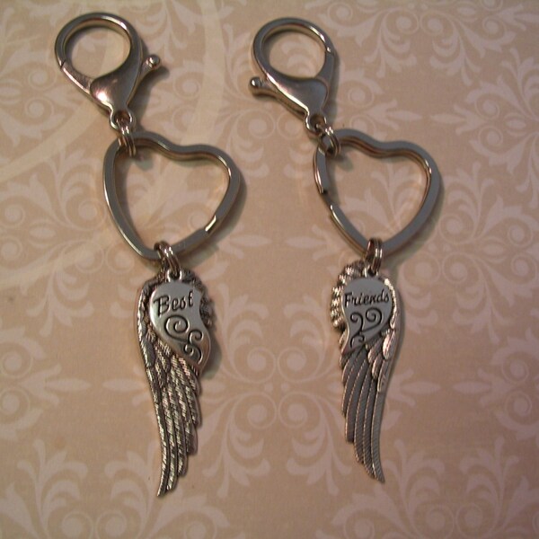 Angel Wing Keychain - Etsy