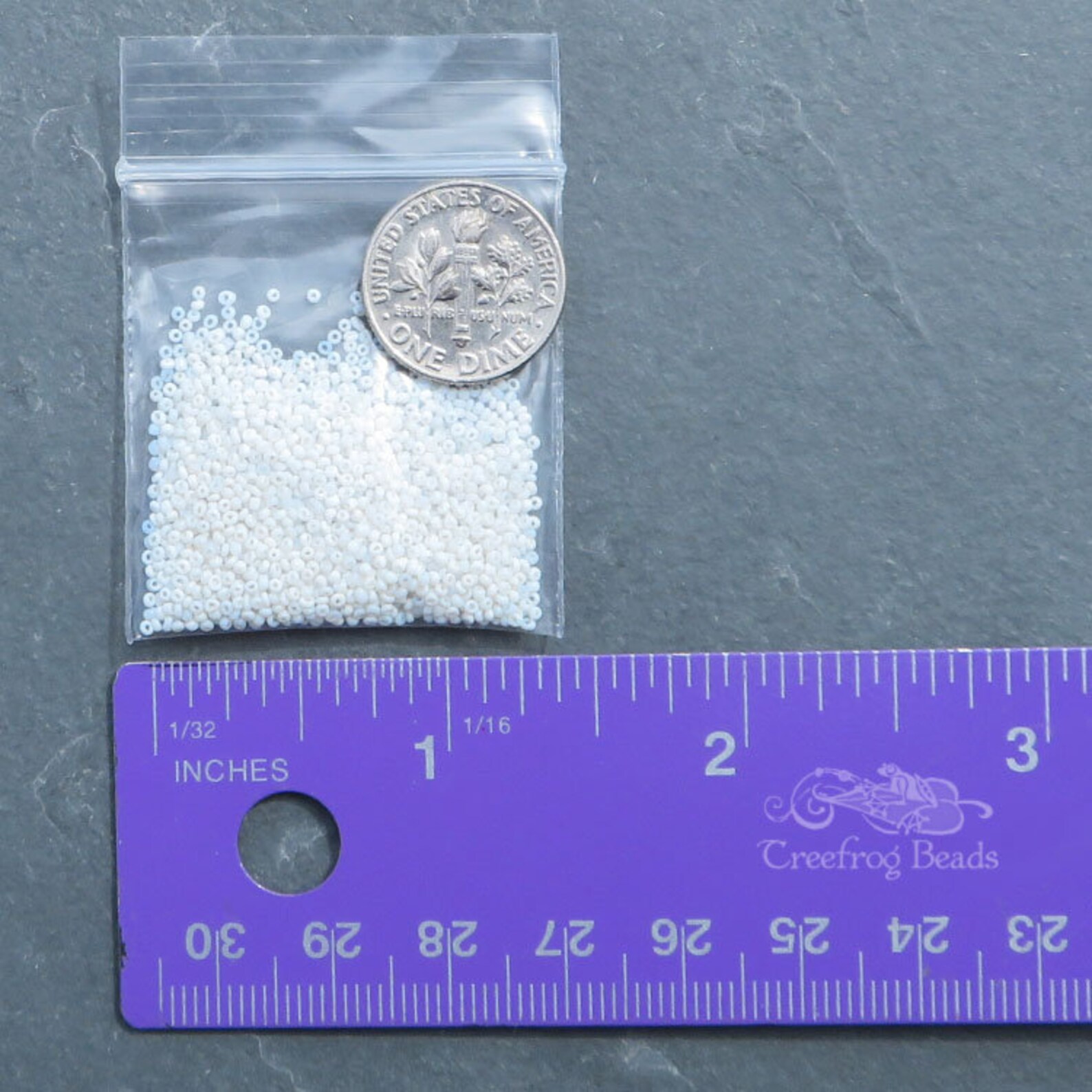 Vintage Italian Size 18/0 Microbeads in off White W/ Slight - Etsy