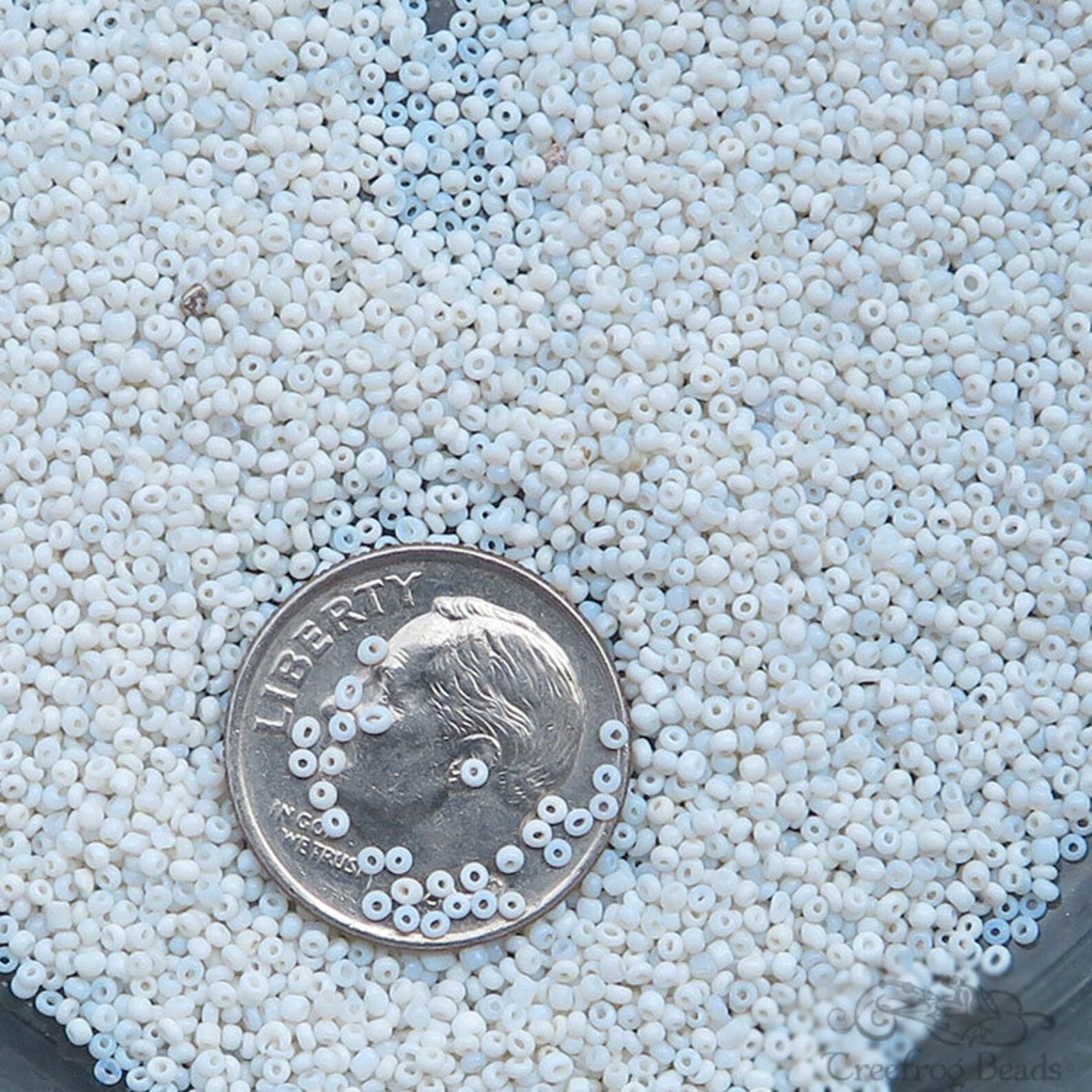 Vintage Italian Size 18/0 Microbeads in off White W/ Slight - Etsy