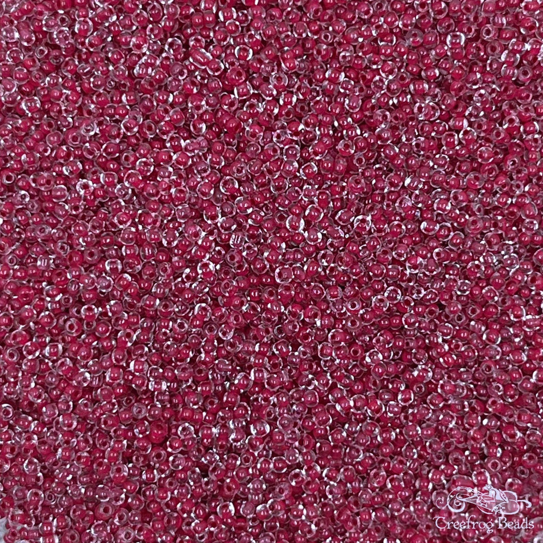 Size 14/0 - 16/0 Antique Microbeads in Transparent Crystal With Inside ...