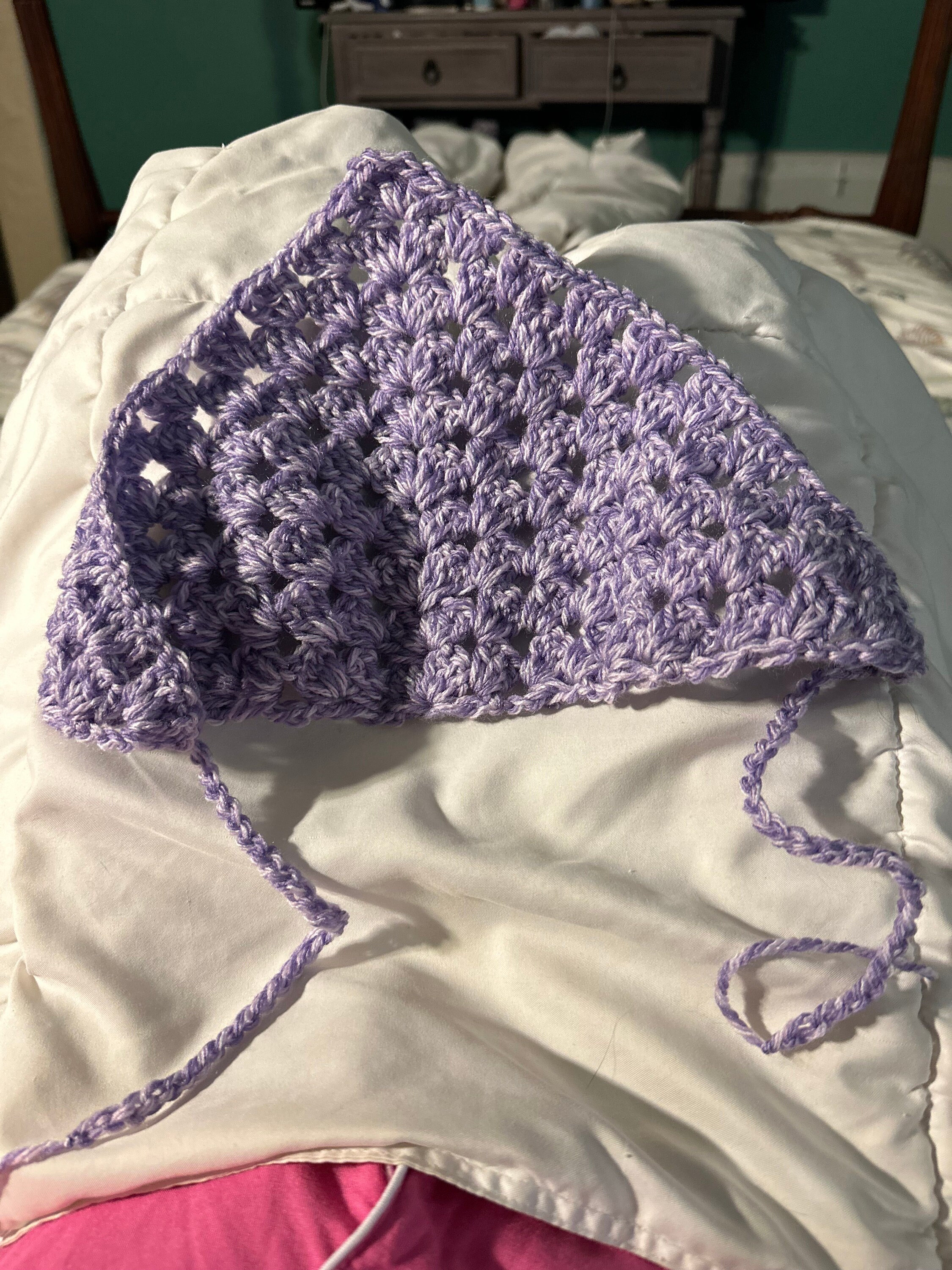 Hair Accessory Hair Wrap, Crochet Bandana - Etsy