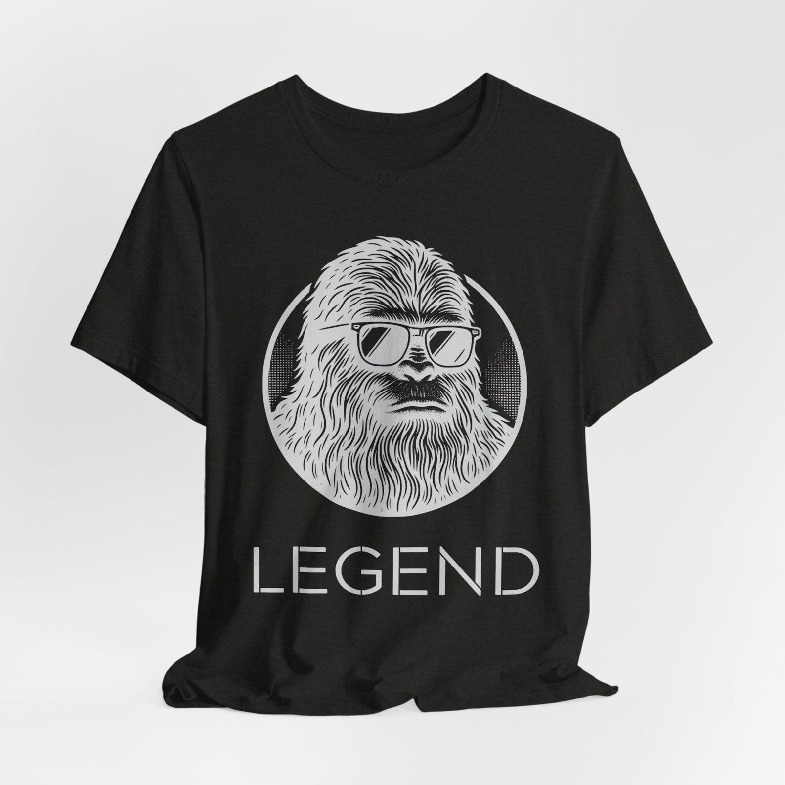 Sasquatch Bigfoot Yeti With Sunglasses Legend T-shirt - Etsy