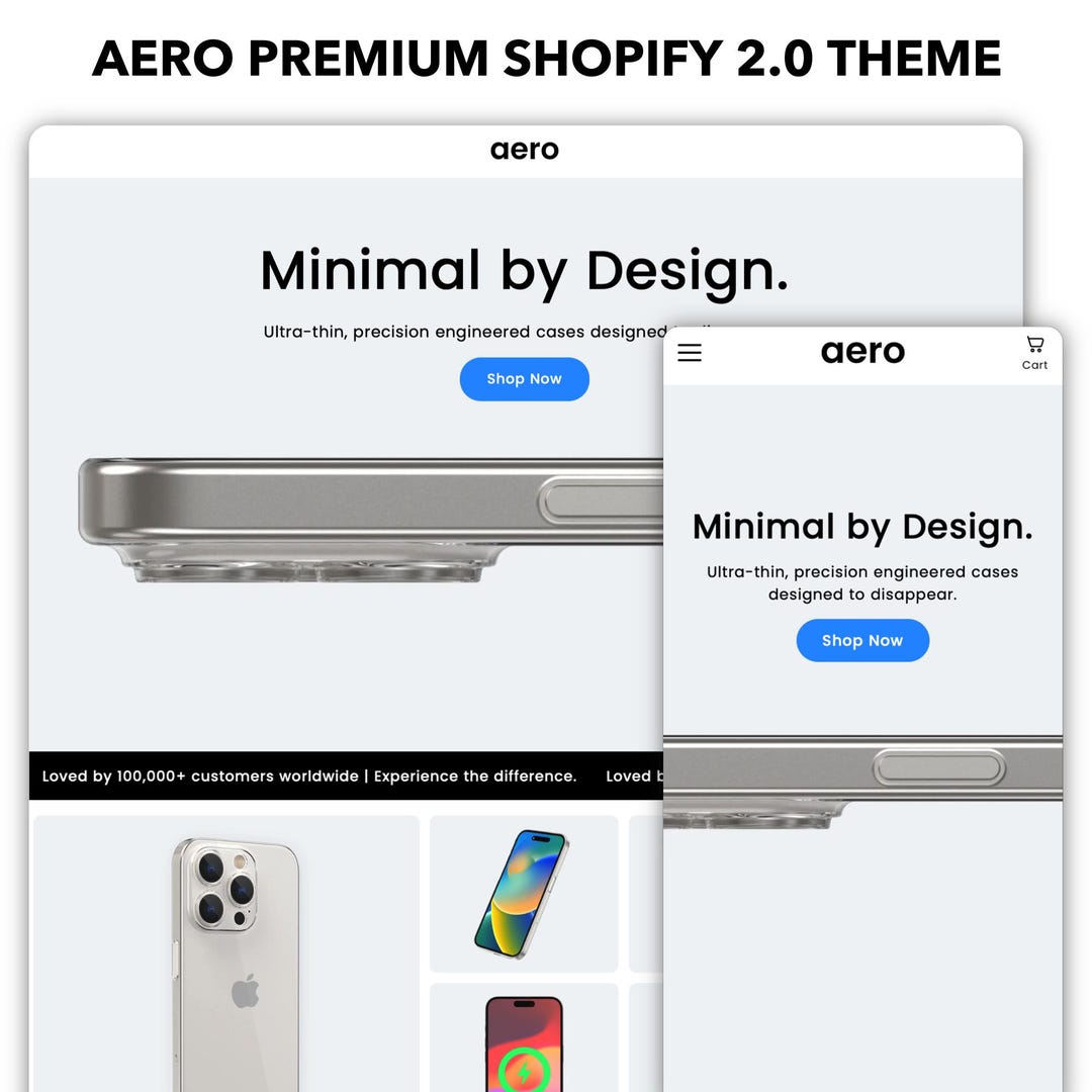 Aero Shopify Theme | Shopify Theme Template | Technology Shopify Theme ...