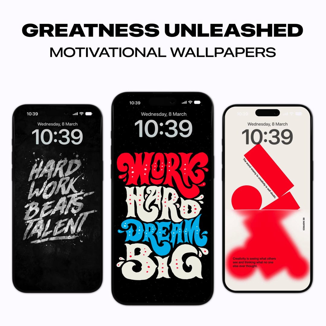Greatness Unleashed Wallpapers for iPhone and Android Phones Home & Lockscreen Walls Home Screen ...