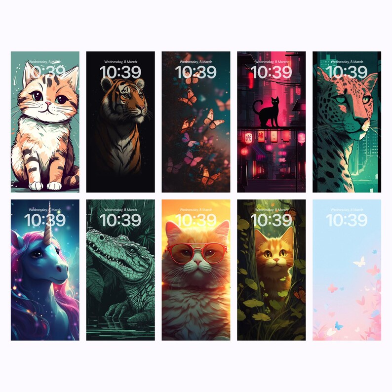 75+ Animal Wallpapers for iPhone and Android Phones Home & Lockscreen ...