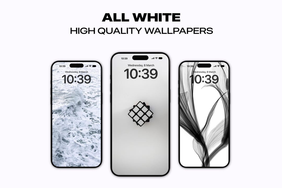 All White Light Mode Wallpapers for iPhone and Android Phones Home ...