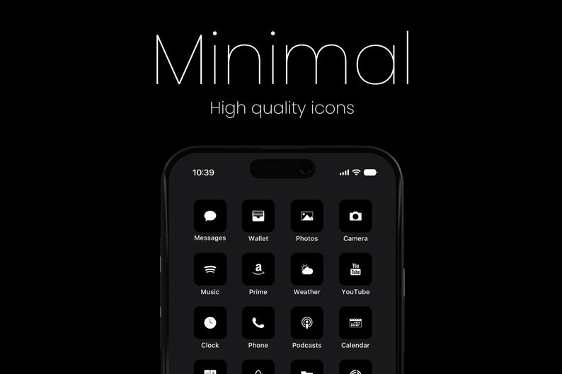 IPhone Ios 17 App Icons Homescreen Icons Home Screen Widgets Social ...