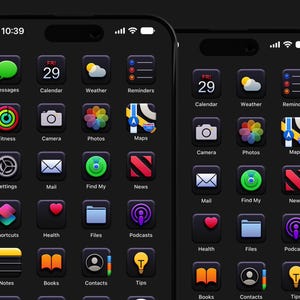 Premium Light and Dark App Icons 3D | Minimal | Ios 18 Homescreen ...