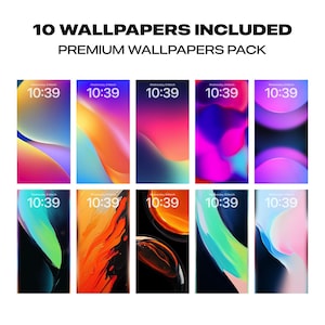 Glow iPhone App Icons Homescreen Icons Minimal Glowing Home Screen ...