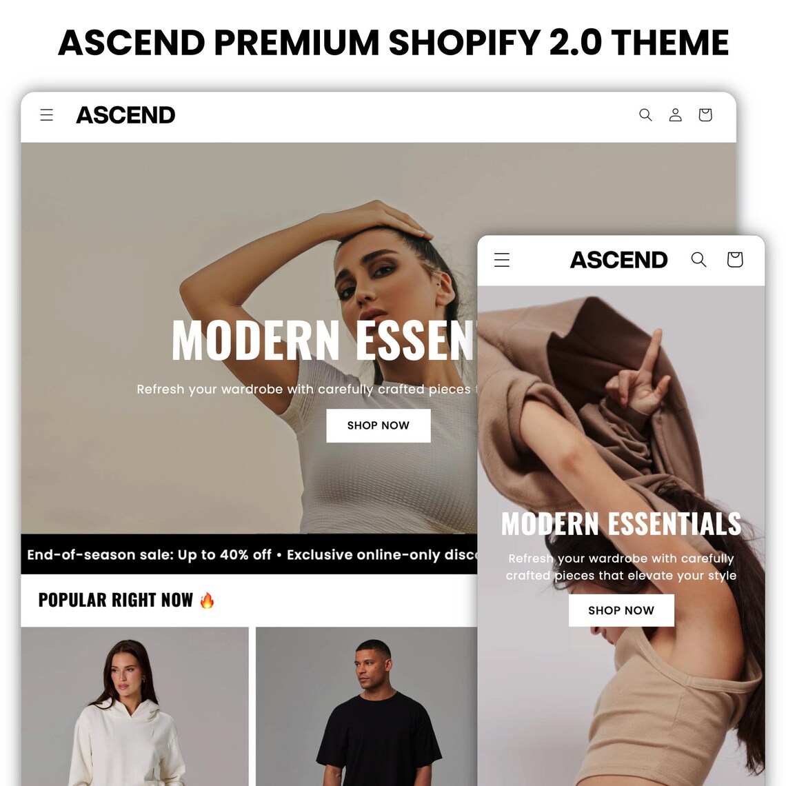 Ascend Shopify Theme | Shopify Theme | Fashion Shopify Theme | Shopify ...