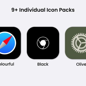 2000+ Ios App Icons Homescreen Icons Mega App Pack Home Screen Widgets ...