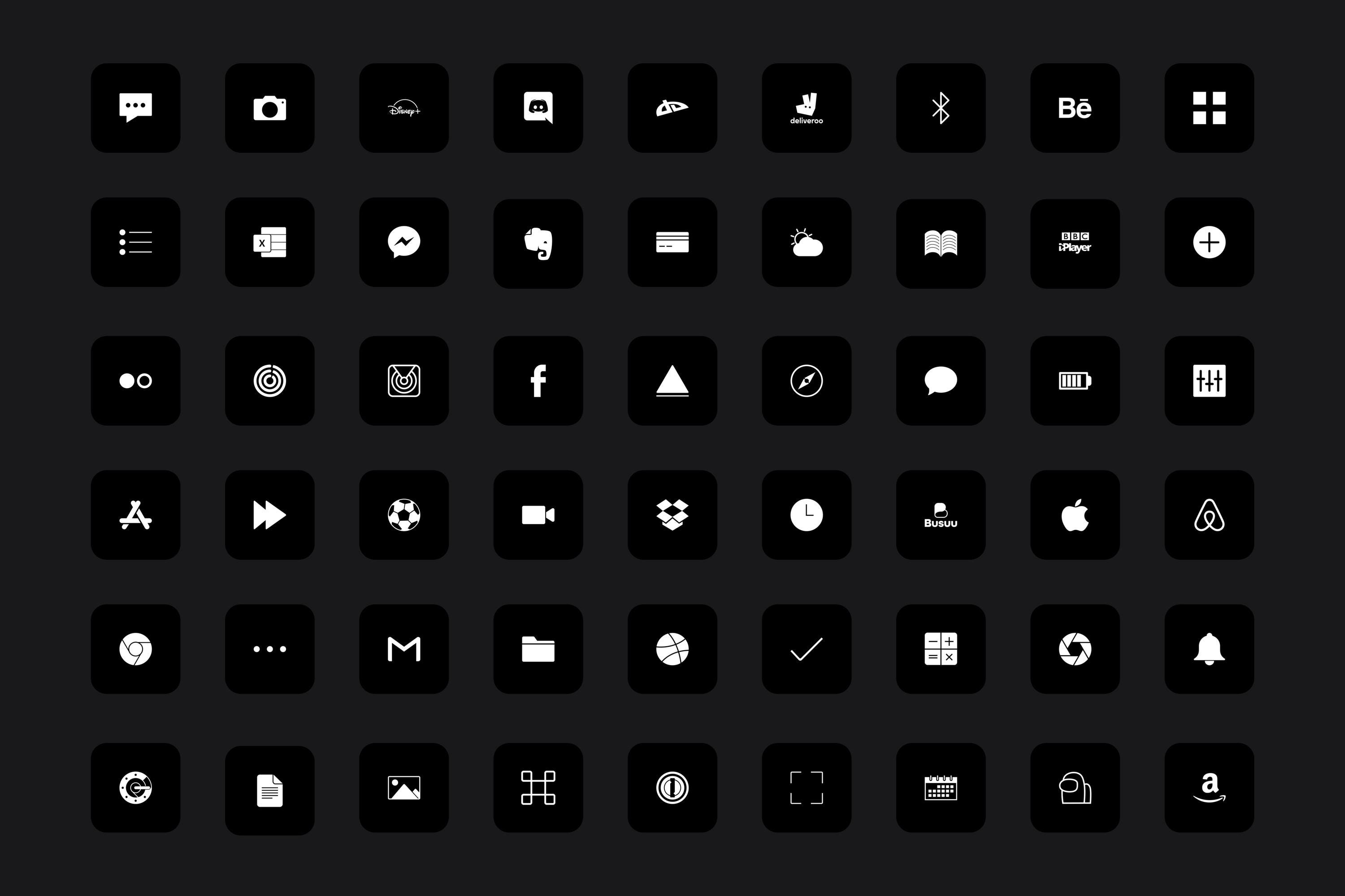 IPhone Ios 17 App Icons Homescreen Icons Home Screen Widgets Social ...