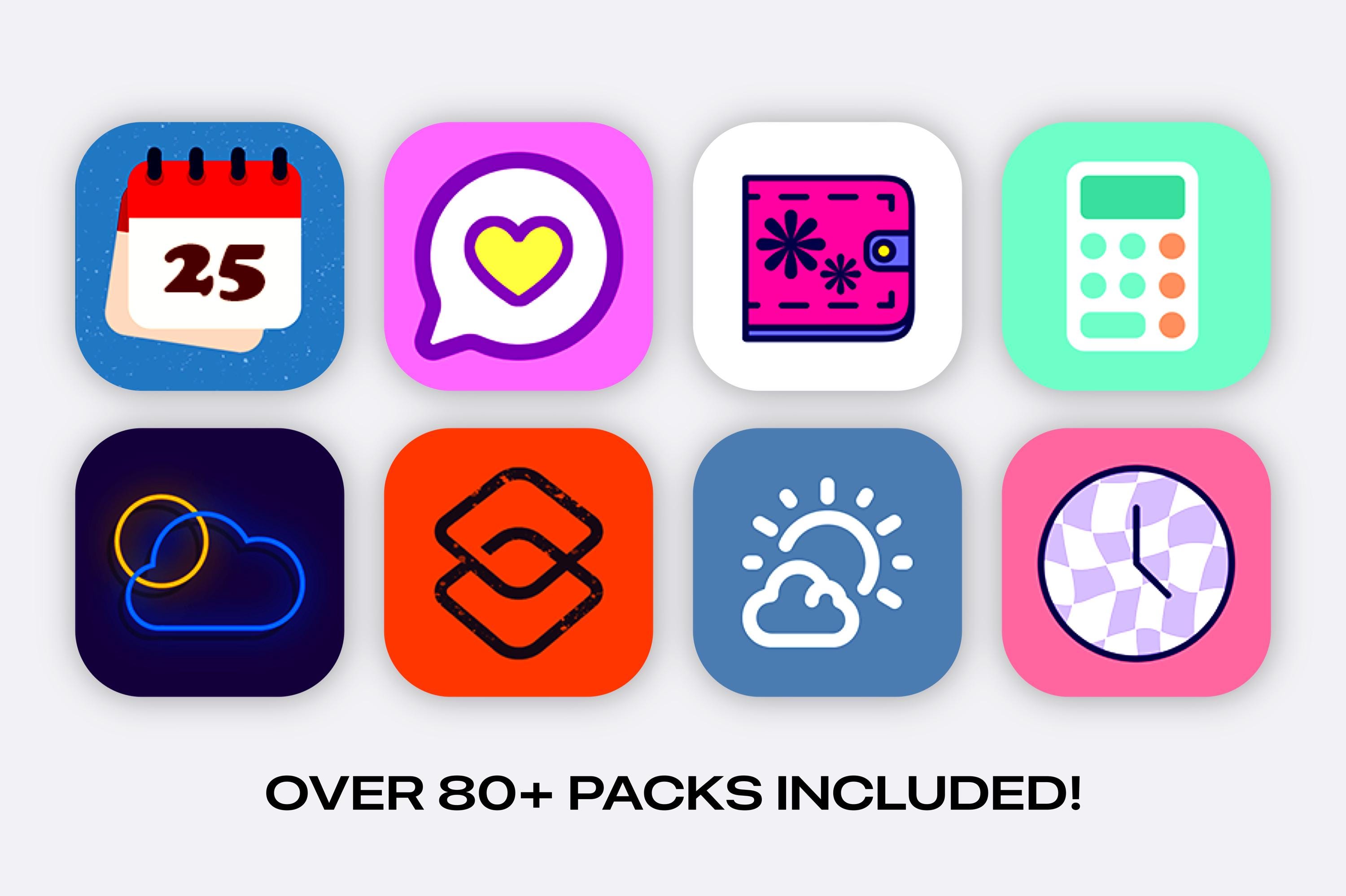10,000 High Resolution Ios Icons Pack Mega Pack Ios 14 iPhone Ios 18 ...