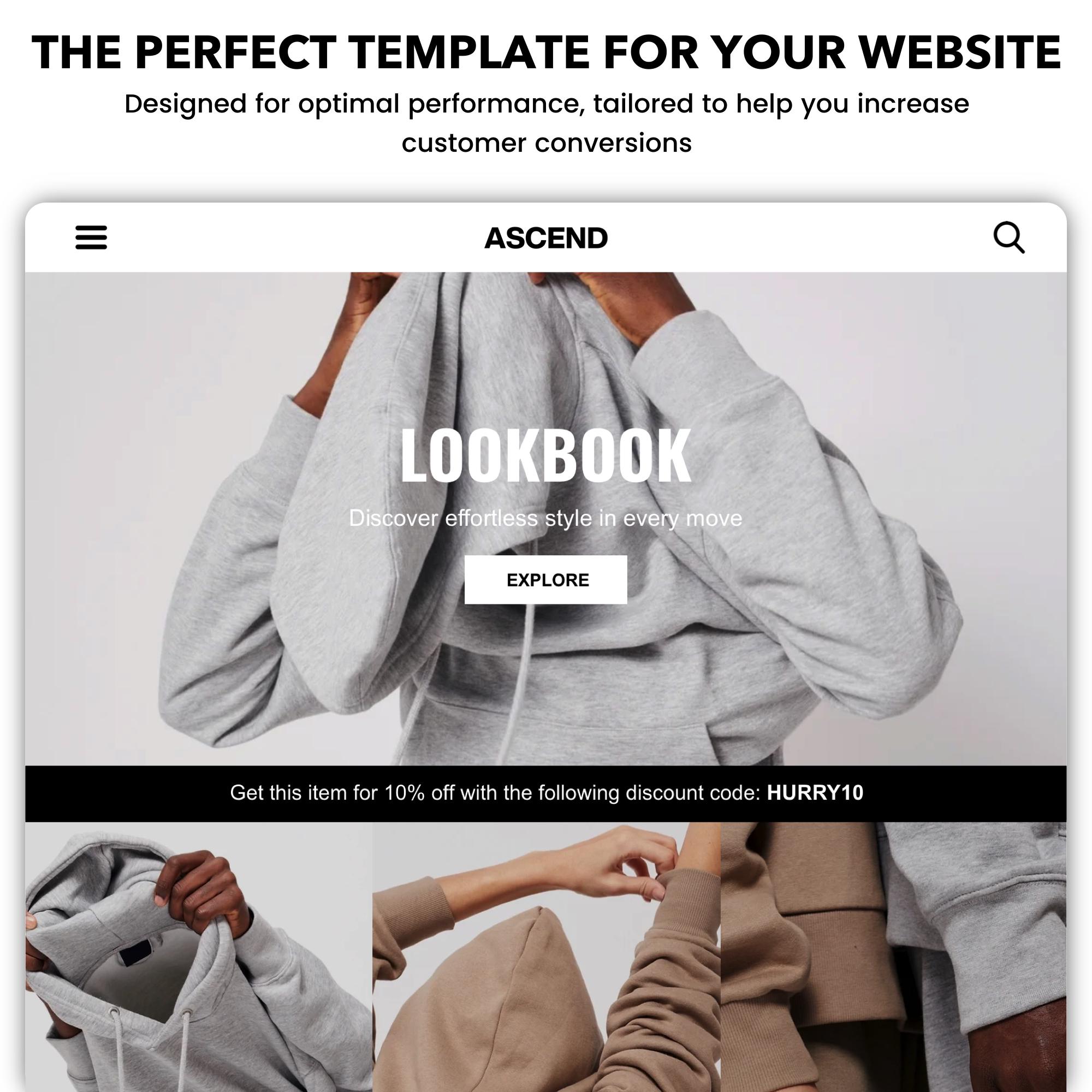 Ascend Wix Template | Wix Website Theme | Fashion Wix Template | Wix ...
