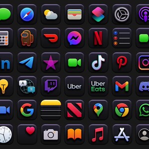 Premium Light and Dark App Icons 3D | Minimal | Ios 18 Homescreen ...