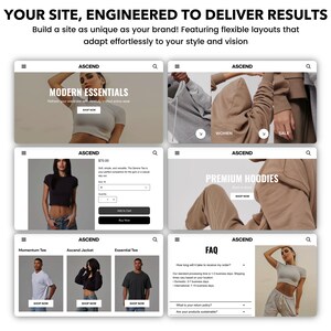 Ascend Wix Template | Wix Website Theme | Fashion Wix Template | Wix ...