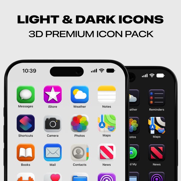 Ios 3d Icons - Etsy