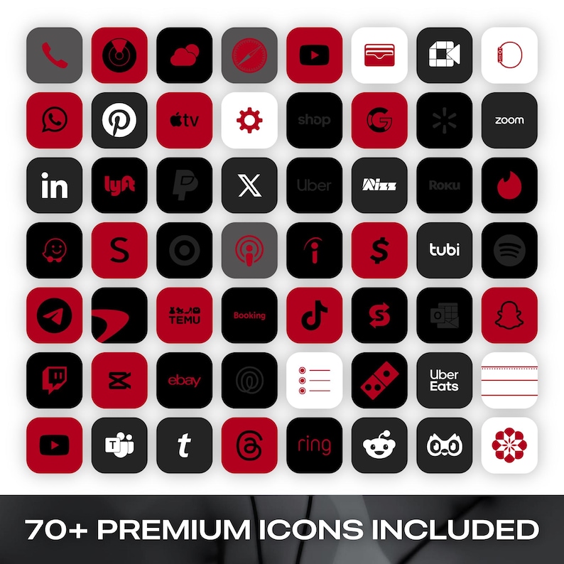 Nothing Phone App Icons | Homescreen App Icons | Nothing Style Theme ...