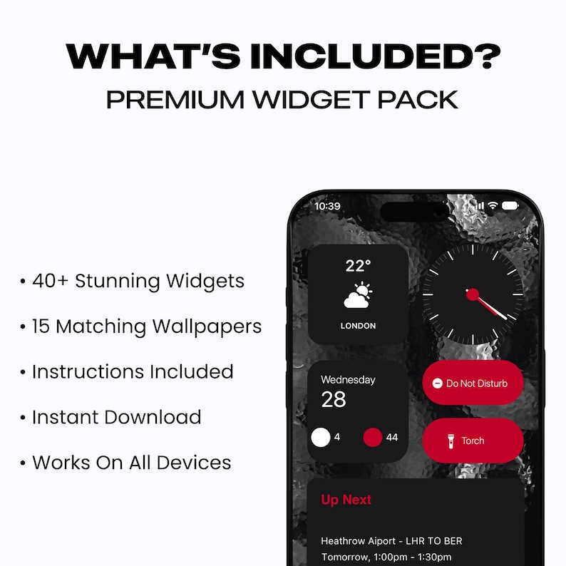 Nothing Phone Widgets & Wallpapers Pack | iPhone Widgets | Widgy ...