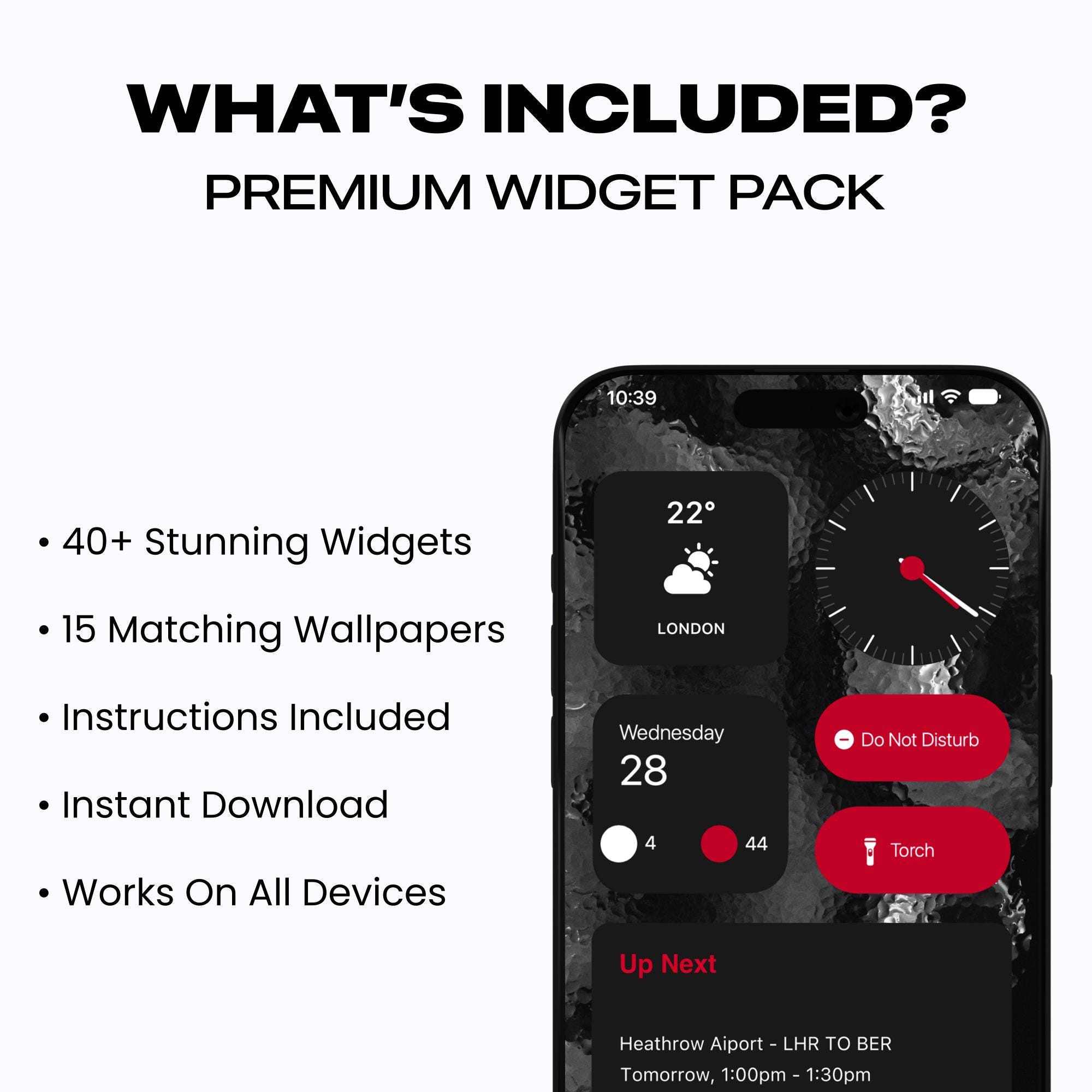 Nothing Phone Widgets & Wallpapers Pack | iPhone Widgets | Widgy ...