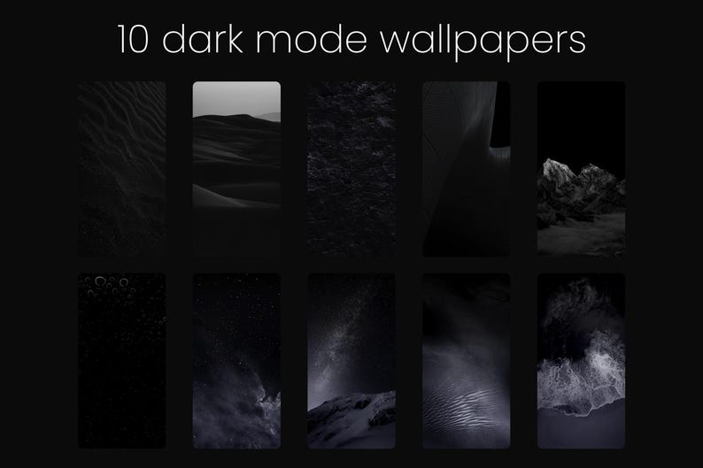 Dark Mode Ios Onyx Black App Icons Dark Minimal Stunning Ios 14 ...
