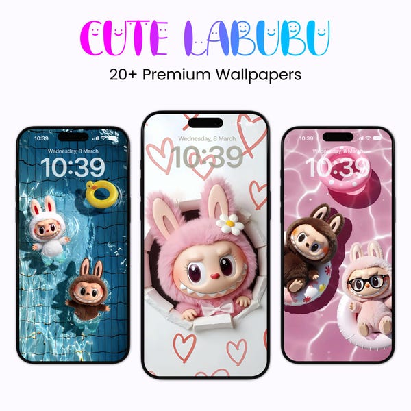 Tapeta labubu - Etsy Polska