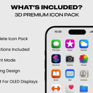 3D Ios Light Mode App Icons | Minimal Stunning Ios 14 | Ios 18 ...