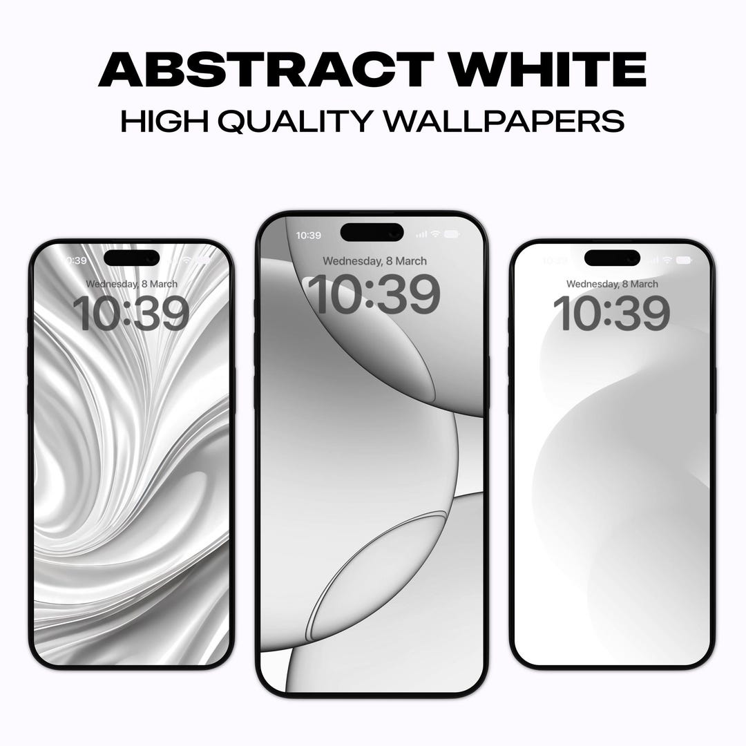 All White Light Mode Wallpapers for iPhone and Android Phones Home ...