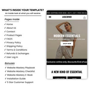 Ascend Wix Template | Wix Website Theme | Fashion Wix Template | Wix ...
