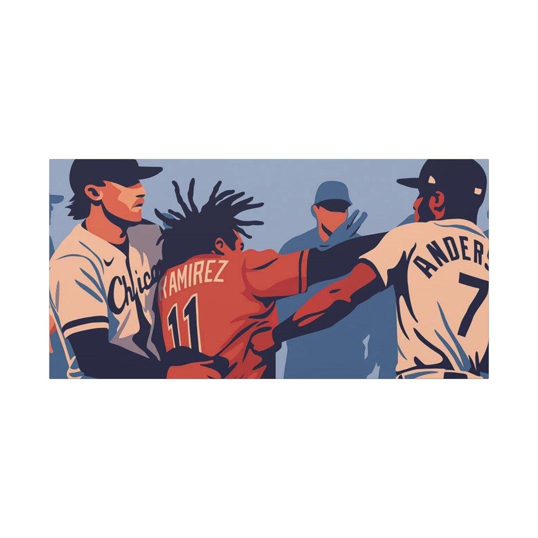 Down Goes Anderson | Jose Ramirez Fight | Art Matte Canvas - Etsy