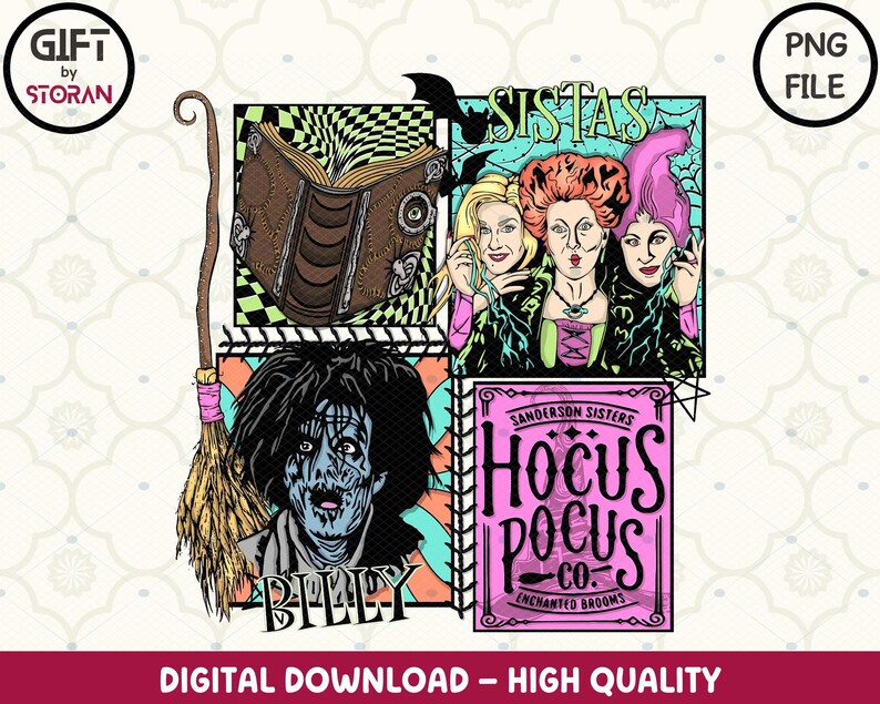 Hocus Pocus PNG, Billy Butcher PNG, Sanderson Sisters PNG, Halloween ...