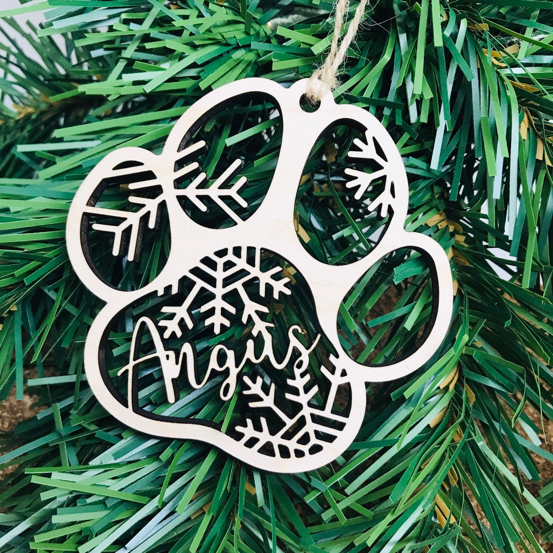 Personalized Pet Snowflake Ornament - Etsy Canada