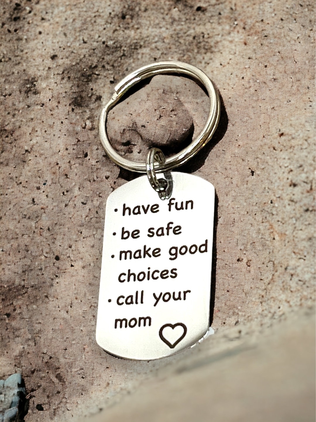 Have Fun Be Safe Make Good Choices Call Your Mom Keyring - Etsy