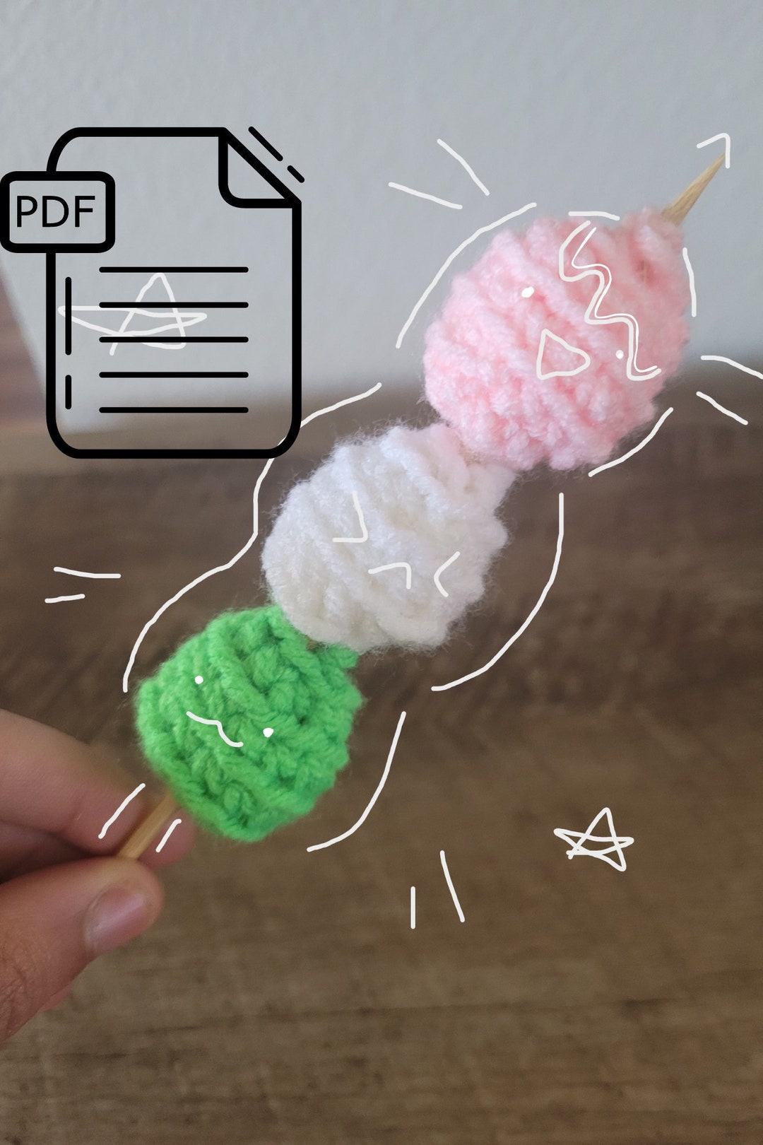 Dango, PDF Download Crochet Pattern - Etsy