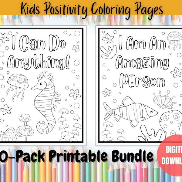 Positive Affirmations for Kids - Etsy