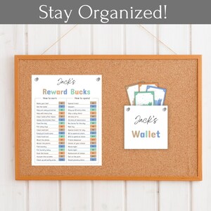 EDITABLE Kids Reward Bucks Printable, Kids Reward Coupons, Chore Bucks ...