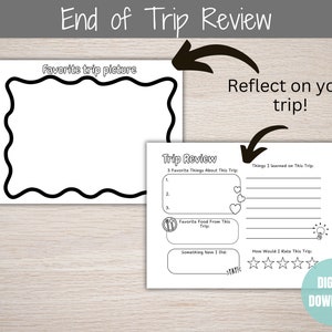 Kids Travel Journal: Printable Vacation Diary, 10-page Set (PDF) - Etsy