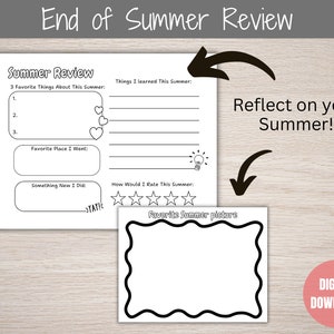 Summer Kids Journal, Summer Camp Journal, Activity Journal, Summer ...