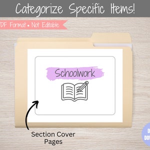 Kids School Memory Book: Printable Keepsake Journal (digital Download ...