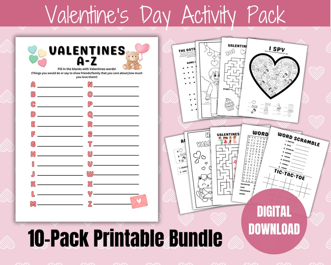 Valentine Party Activity, Classroom Games, Valentine Kids Activities ...