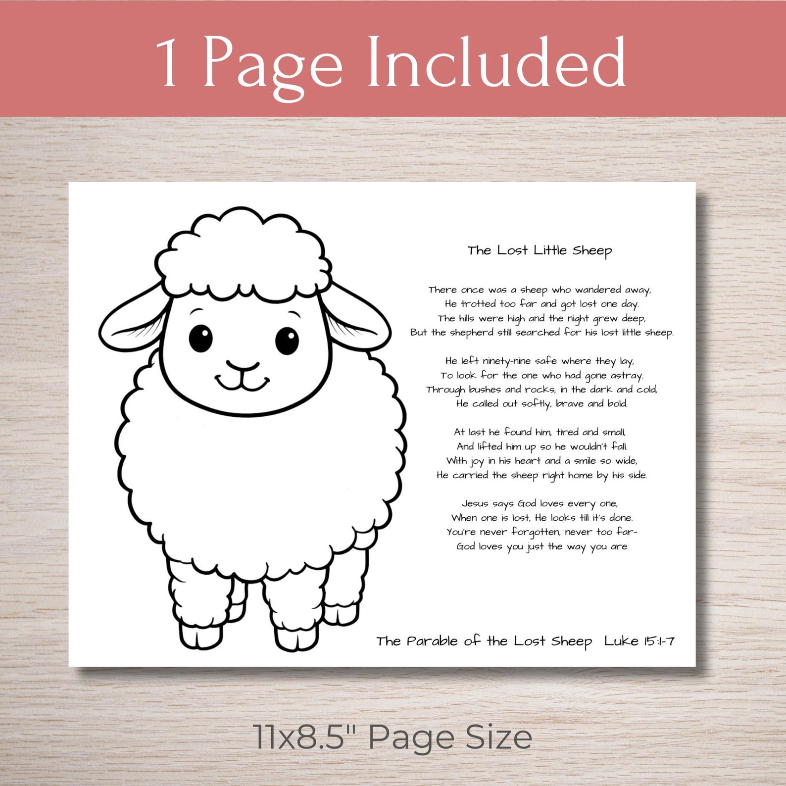 Lost Sheep Kids Fingerprint Craft, the Parable of the Lost Sheep ...