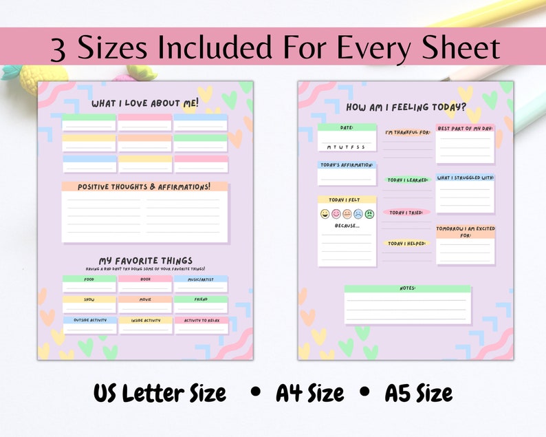 Self-care Journal Self-love Journal Mental Health Planner - Etsy