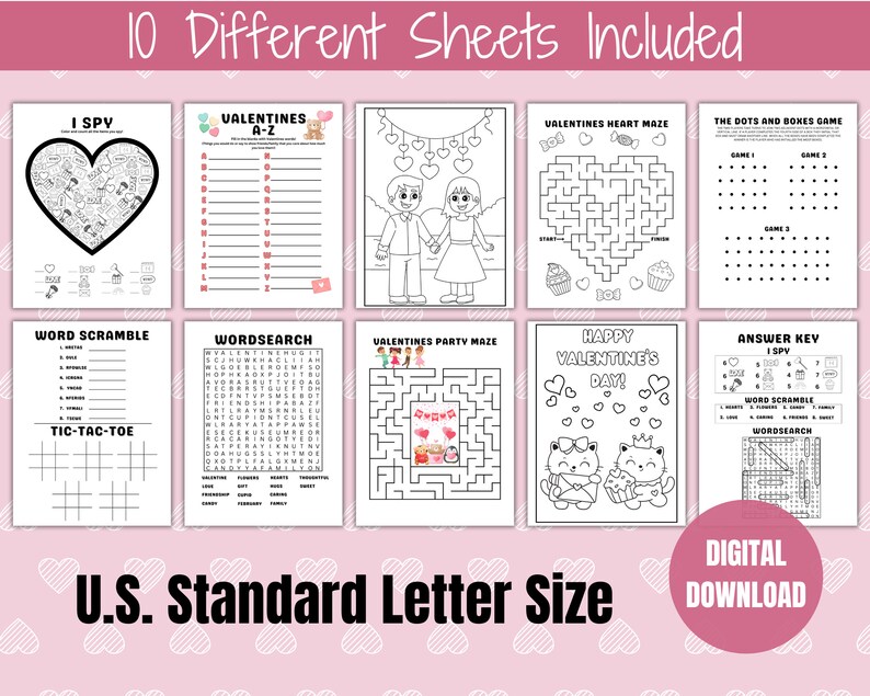 Valentine Party Activity, Classroom Games, Valentine Kids Activities ...