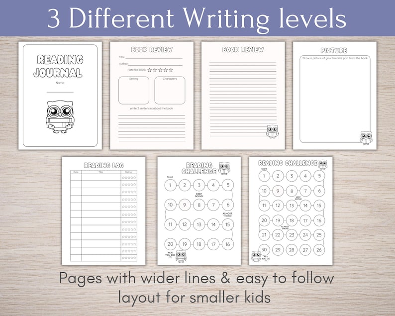 Kids Reading Tracker, Reading Log, Kids Reading Journal, Reading ...