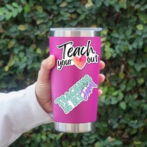 Digital Printable Teacher Stickers, Education Stickers, Teacher Print ...