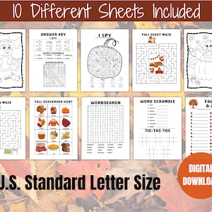 Thanksgiving Activity Printable, Thanksgiving Coloring, Fall Party ...